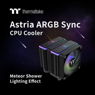 Thermaltake Announces New Air Cooler Lineup – ASTRIA Series All New Meteor Shower ARGB Lighting ...